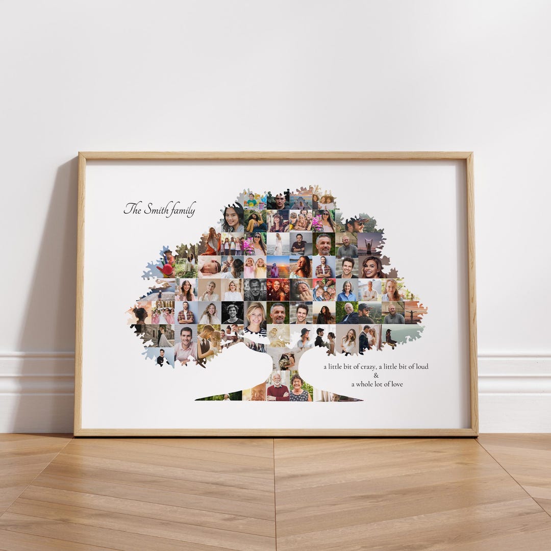 Family Tree Photo Collage Template Family Tree Photo Template Family ...