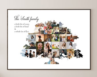 Genealogy Art Collage Family Tree Collage Family Tree Photo Collage ...