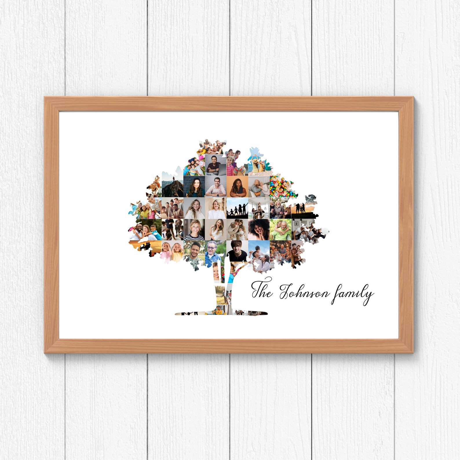 Family Tree Collage Family Tree Photo Collage Template Family Photo ...