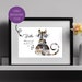 Cat Photo Collage Canva Template Cat Picture Frame Cat Lover Gift Pet ...