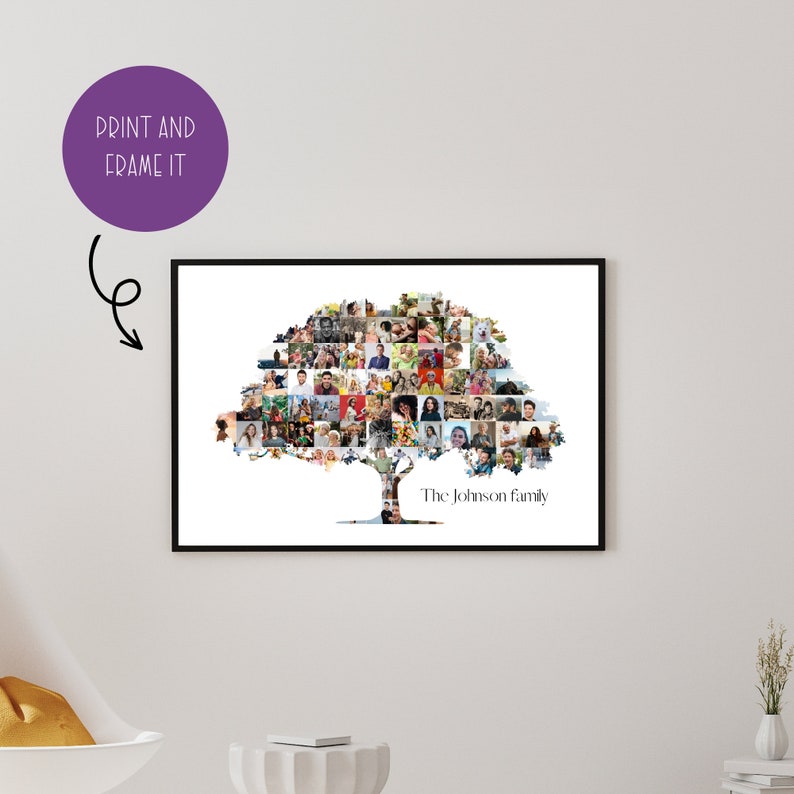 Family Tree Collage Family Tree Photo Collage Template Family Photo ...