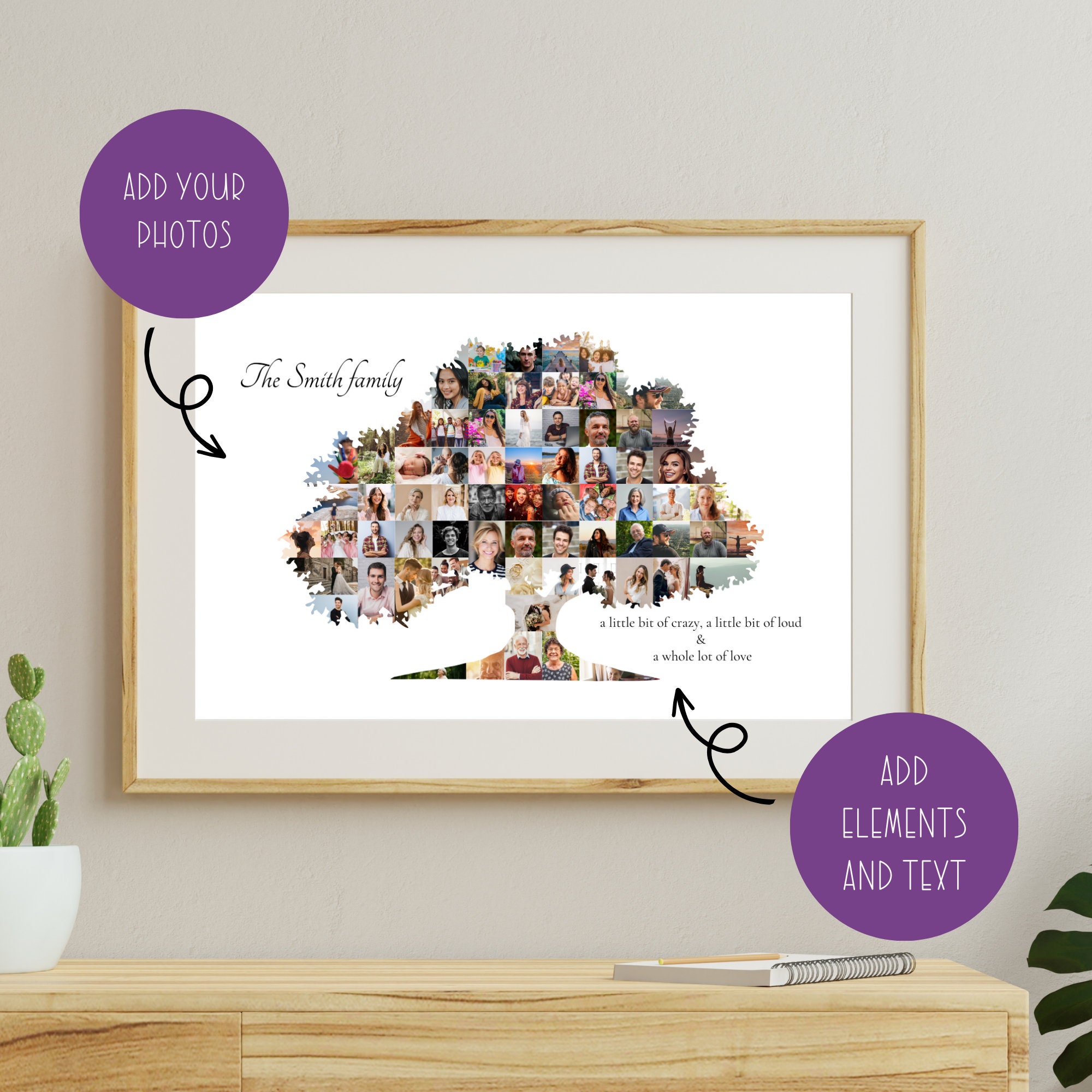 Family Tree Photo Collage Template Family Tree Photo Template Family ...