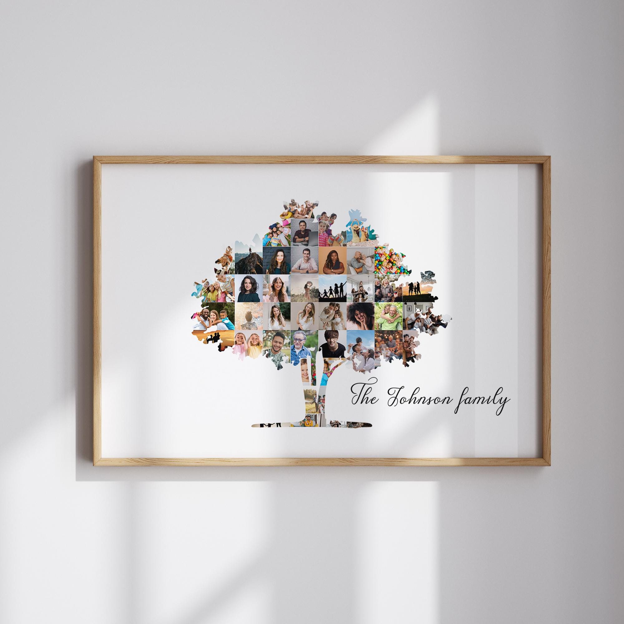 Family Tree Collage Family Tree Photo Collage Template Family Photo ...