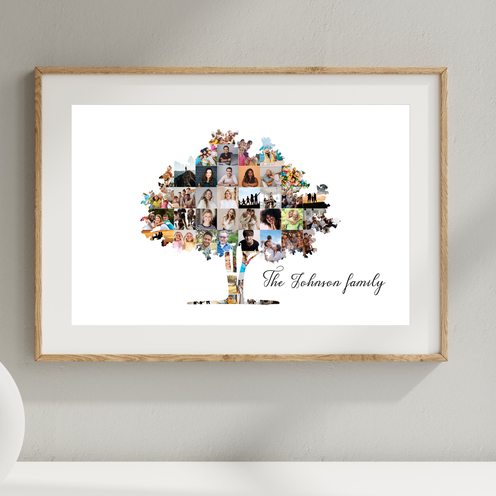 Family Tree Collage Family Tree Photo Collage Template Family Photo ...