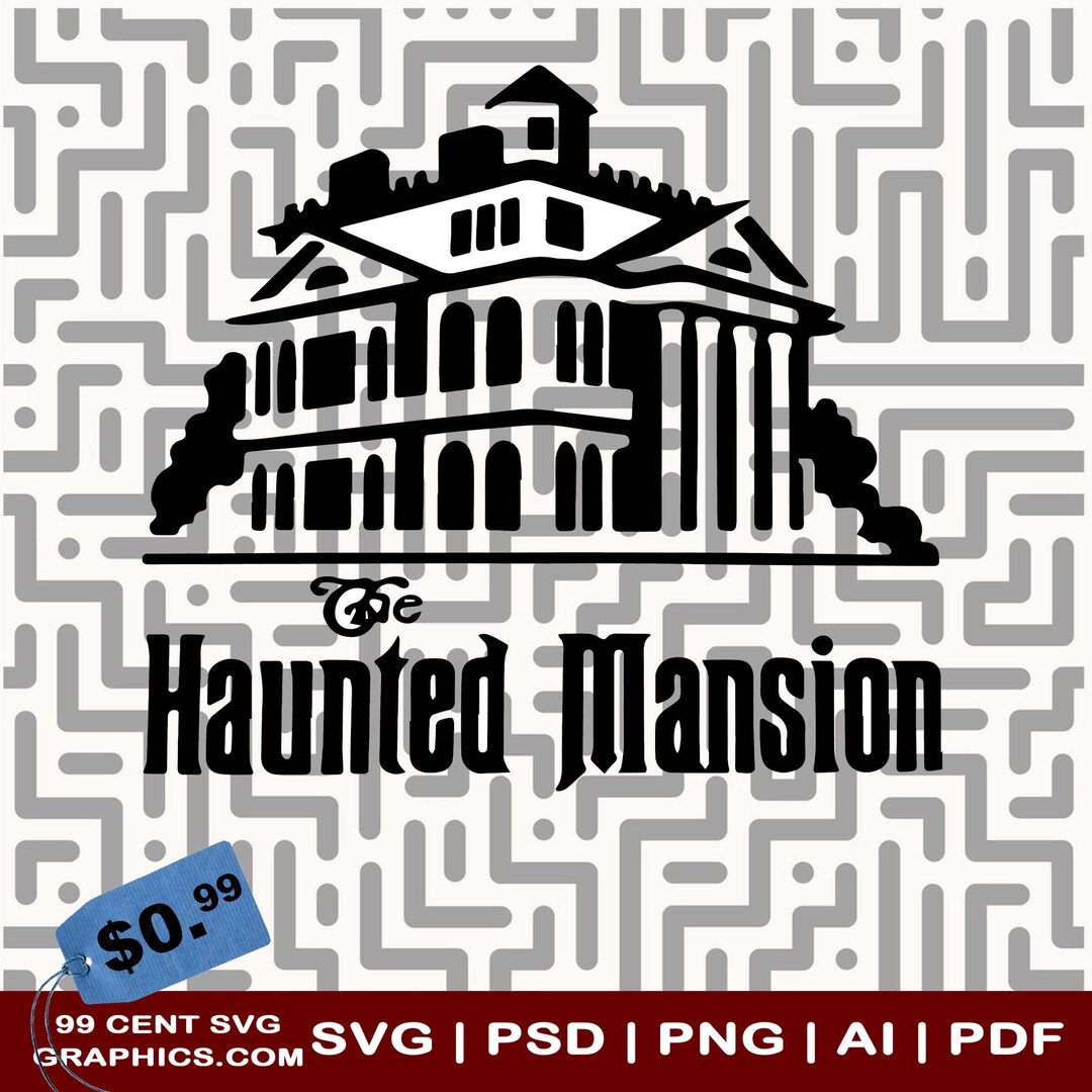 Haunted Mansion SVG Graphics, Family Vacation Design (digital Download ...
