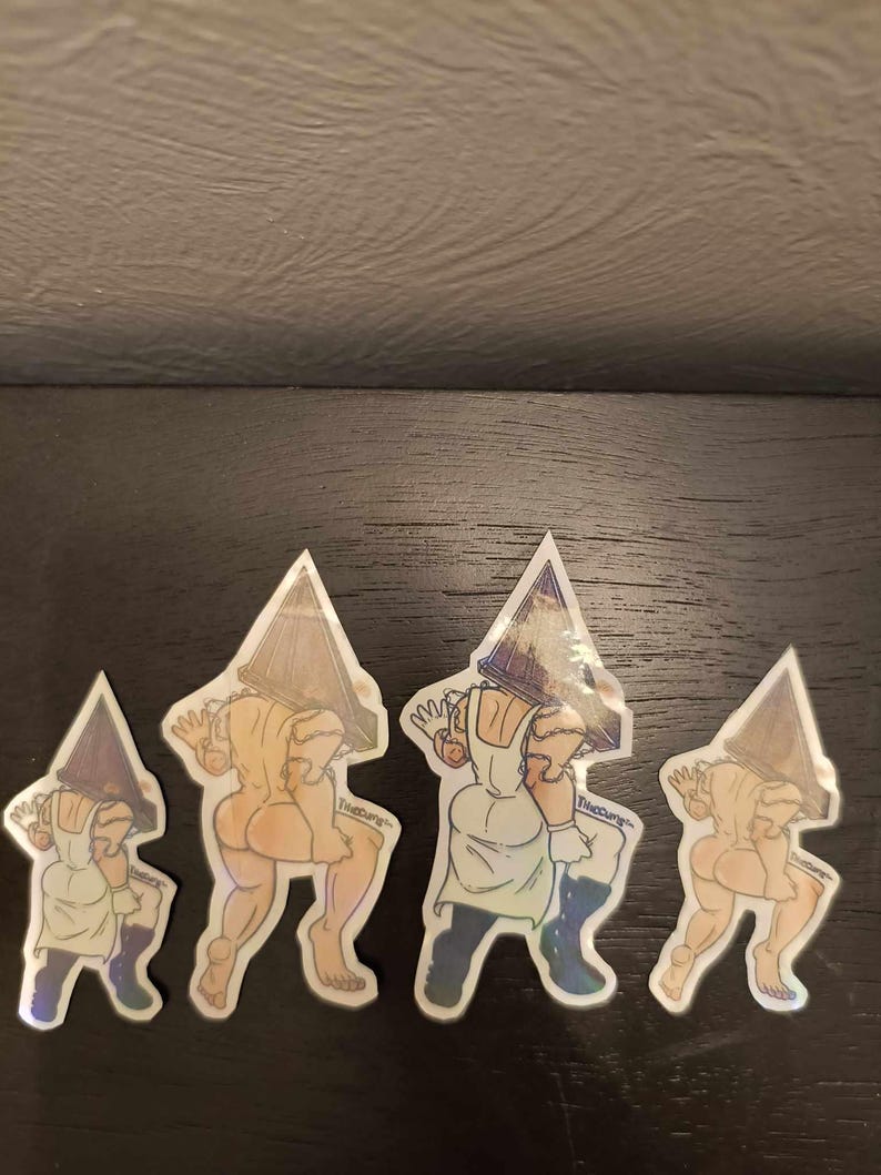 Pyramid Head Pinup Stickers - Etsy