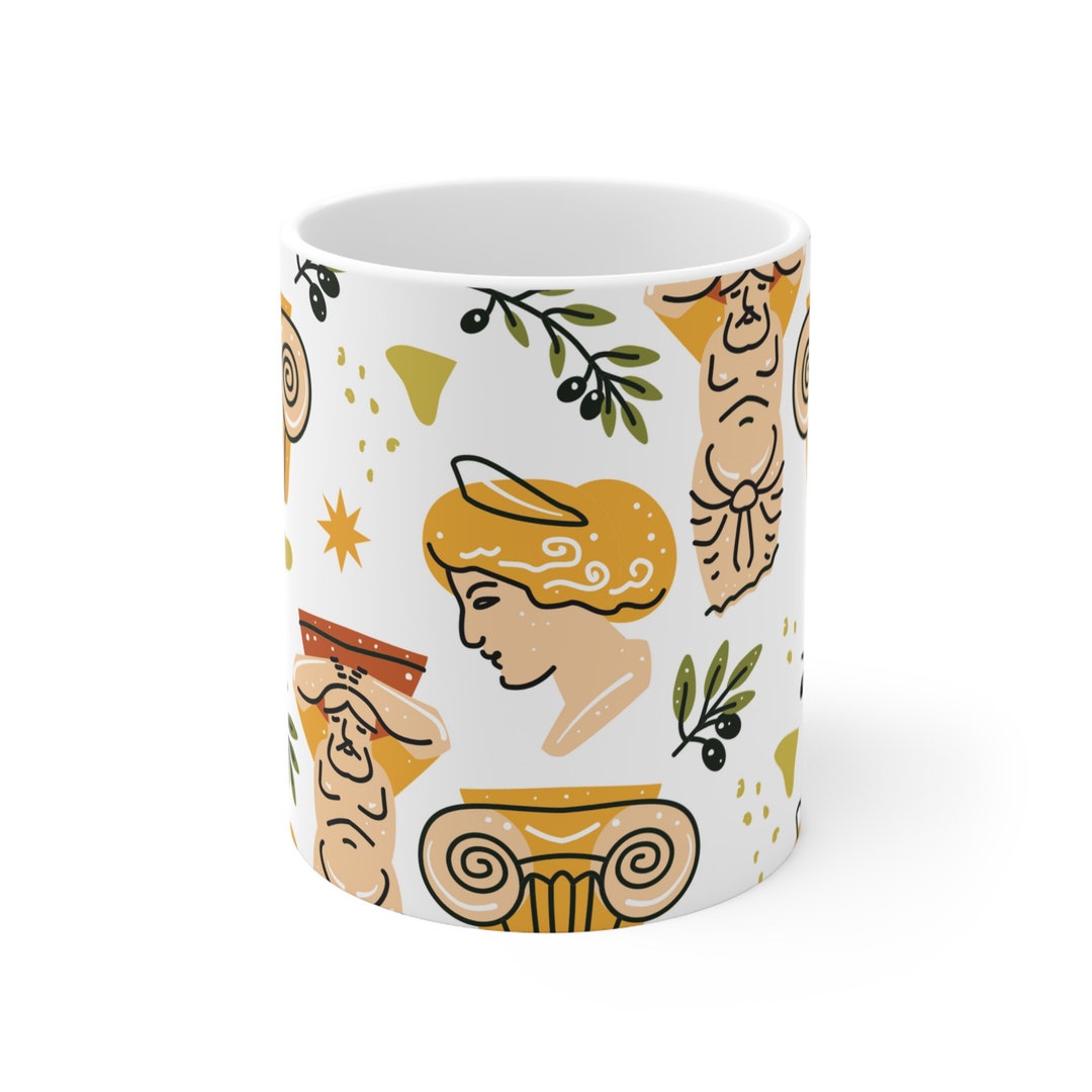 Ancient Greek Style Coffee Mug 11 Oz Artistic Symbol : an Amazing ...