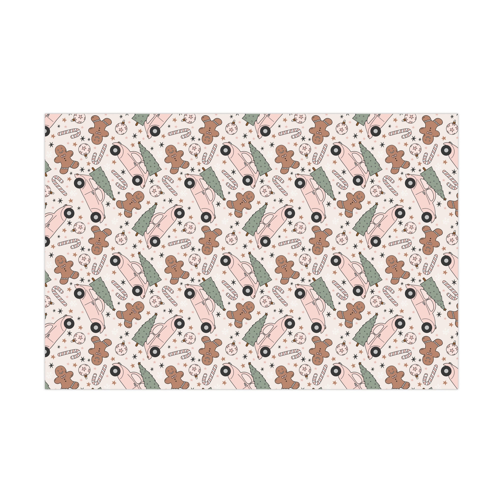 Bettle VW Christmas Trees, Candy Cane, Wrapping Paper sold by Tired ...