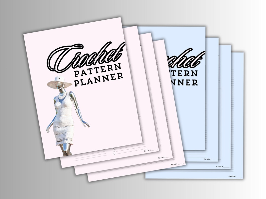 Printable Crochet Pattern Planner Pattern Designer Crochet Patterns ...