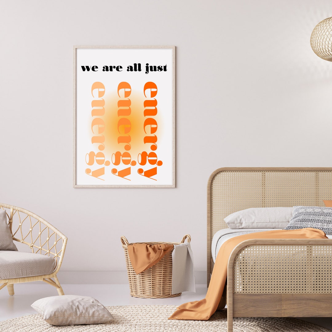 We Are All Just Energy Posters - Digital Prints - Etsy