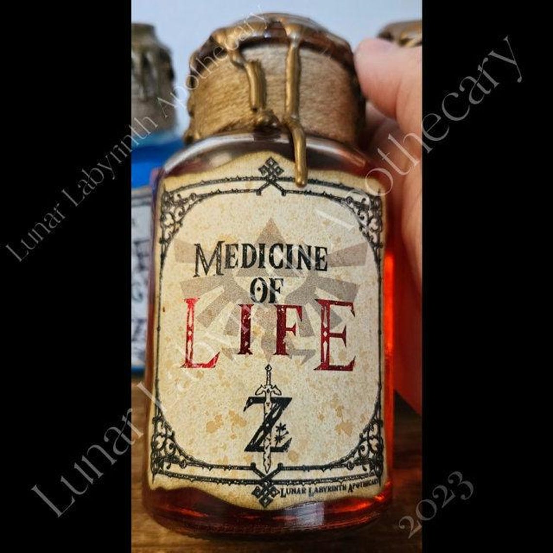 Zelda Life Potion Bottle/medicine of Life - Etsy