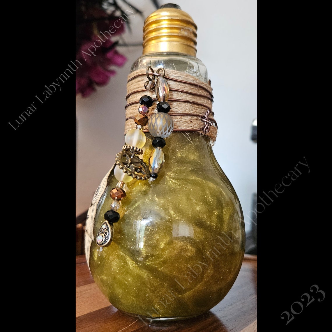 Bottled Light Potion/steampunk Color Changing Potion - Etsy