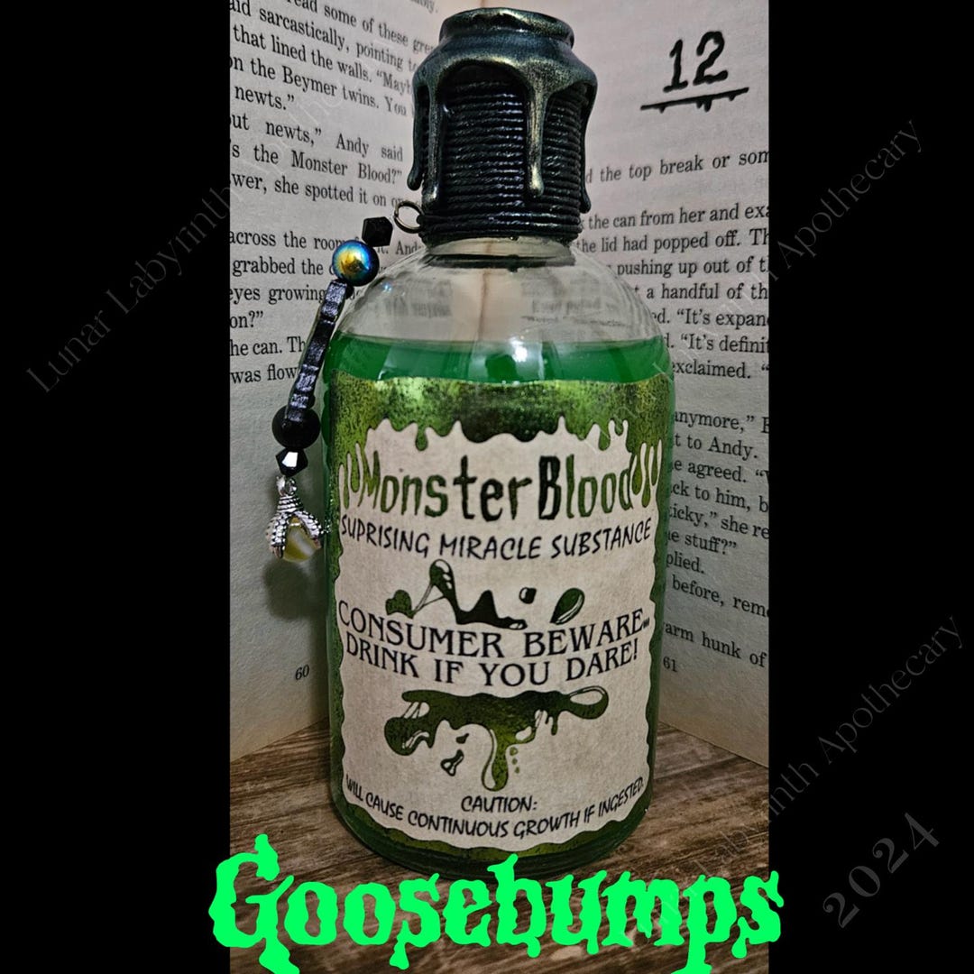 Goosebumps Themed Monster Blood Bottle - Etsy