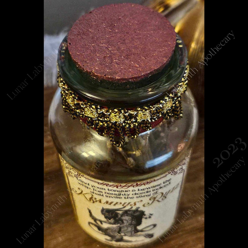 Krampus’ Rute Bottle - Etsy