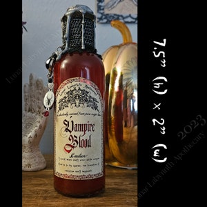 Vampire Blood Potion Bottle - Etsy