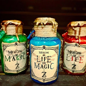 Legend of Zelda Potion Bottle Bundle - Etsy