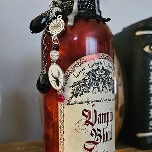 Vampire Blood Potion Bottle - Etsy