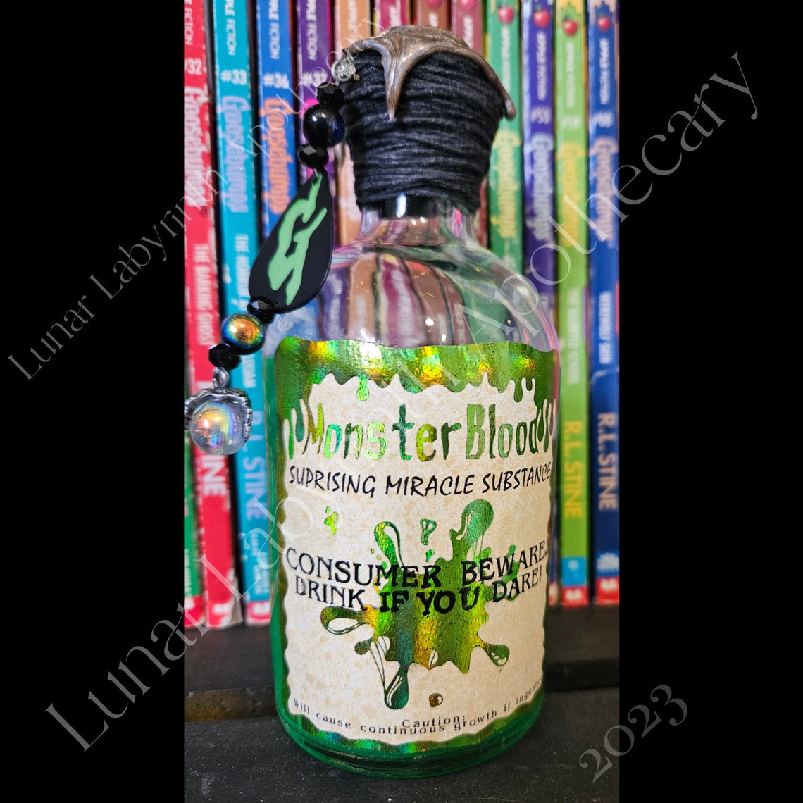 Goosebumps Themed Monster Blood Bottle - Etsy