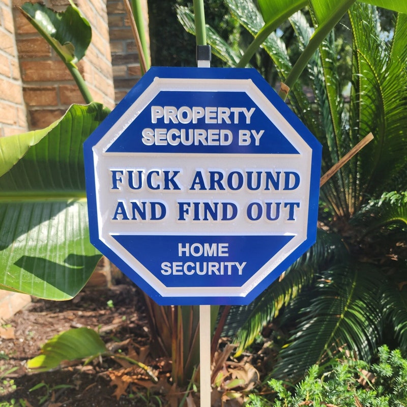 Security Signs - Etsy