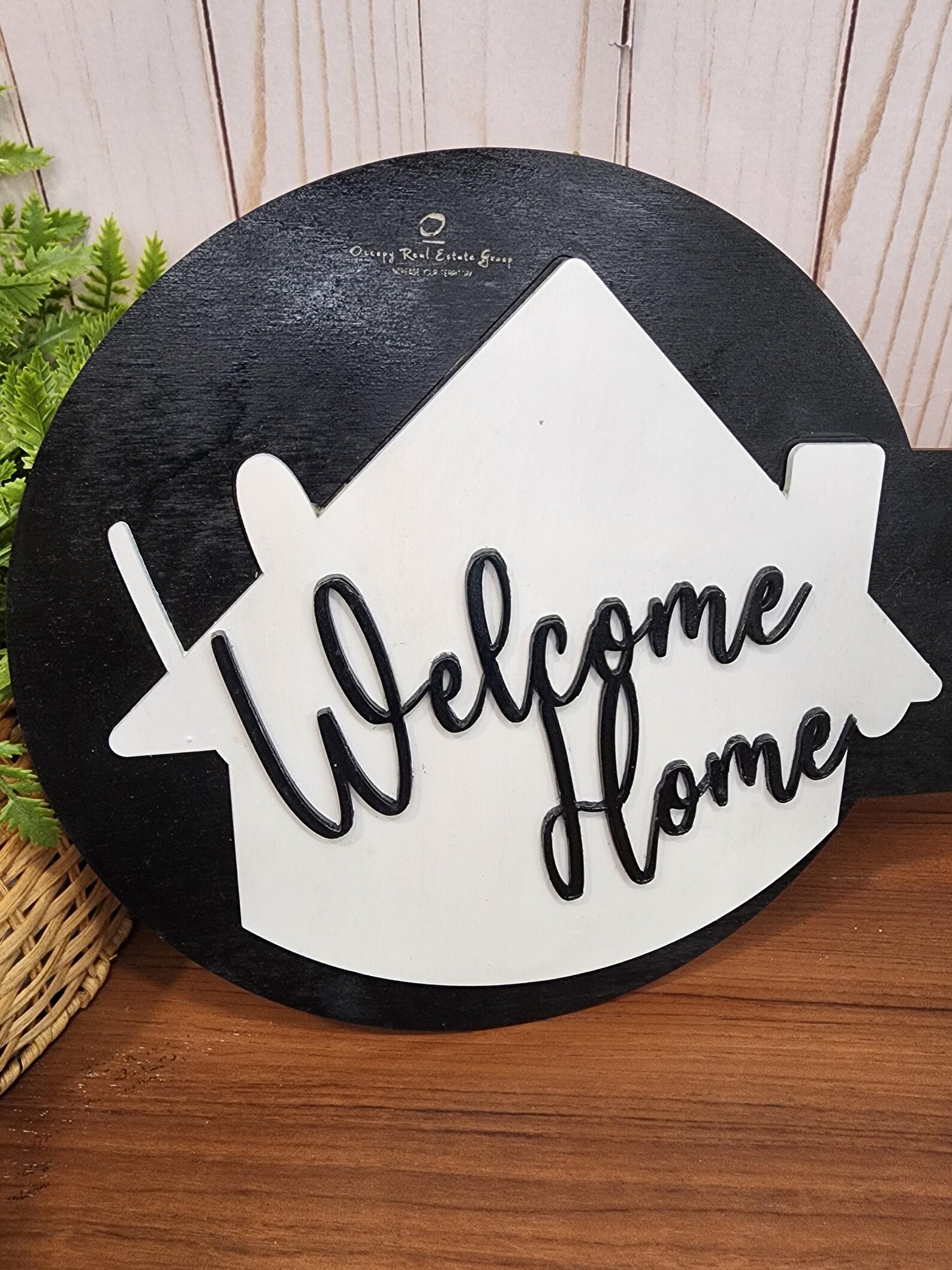 Welcome Home Realtor Key Sign / Real Estate Closing Signs / Custom Sold ...