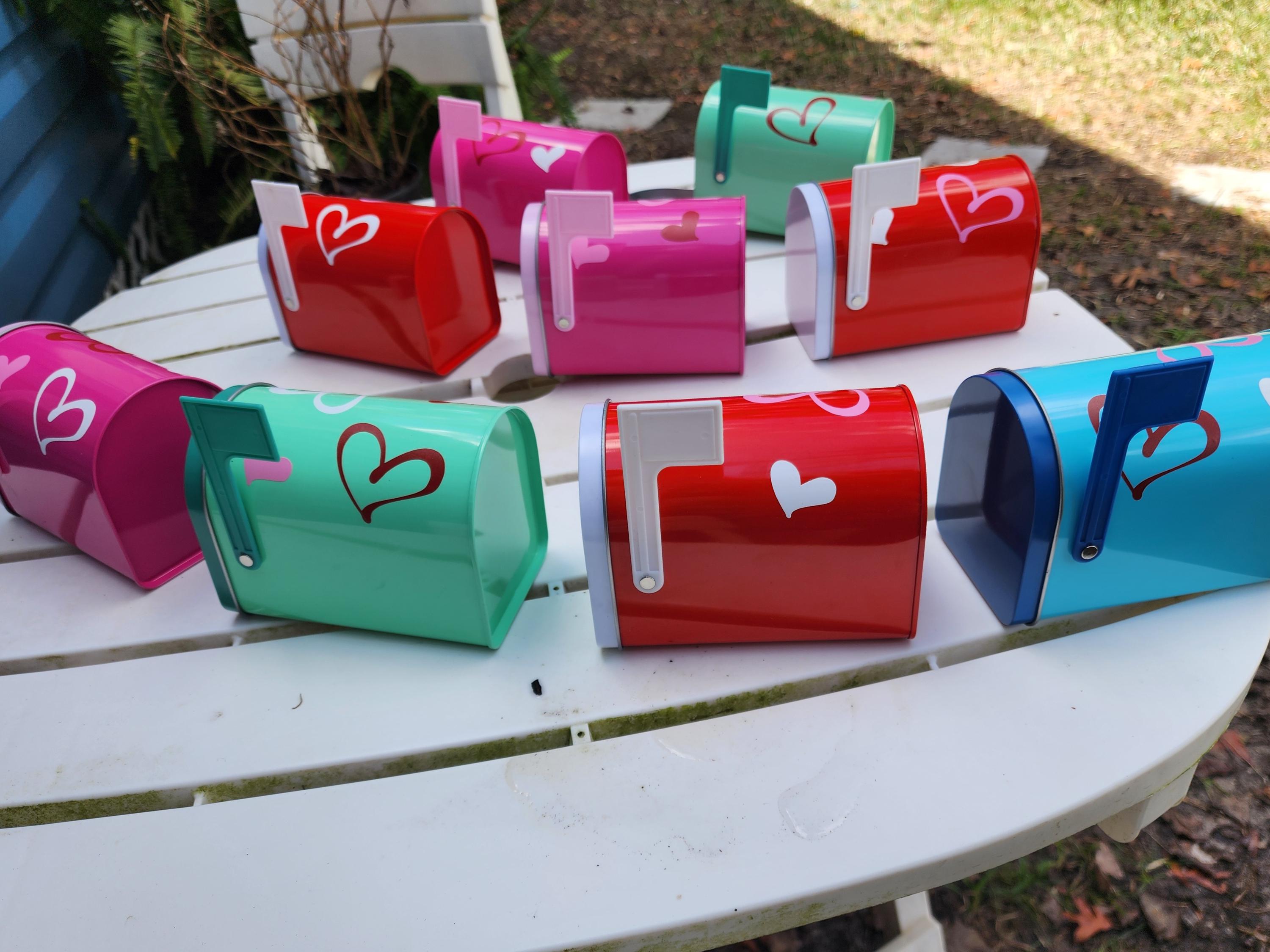 Custom Laser Engraved Kids Valentines Mailbox / Cute Valentine's Day ...