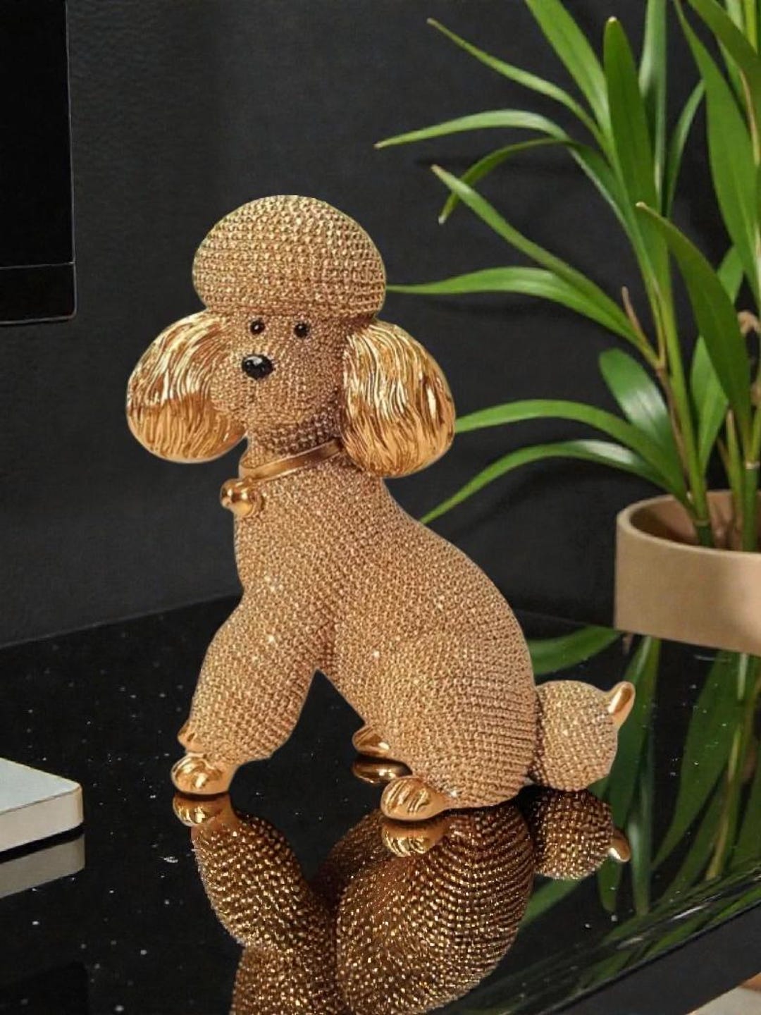 Miniature Poodle Rhinestone Statue / Miniature Poodle Gifts / Poodle ...