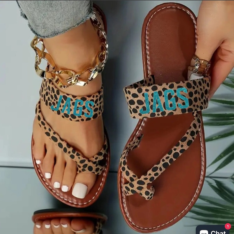 Glitter Jags Leopard Print Glitter Sandals / Custom Leopard Print ...