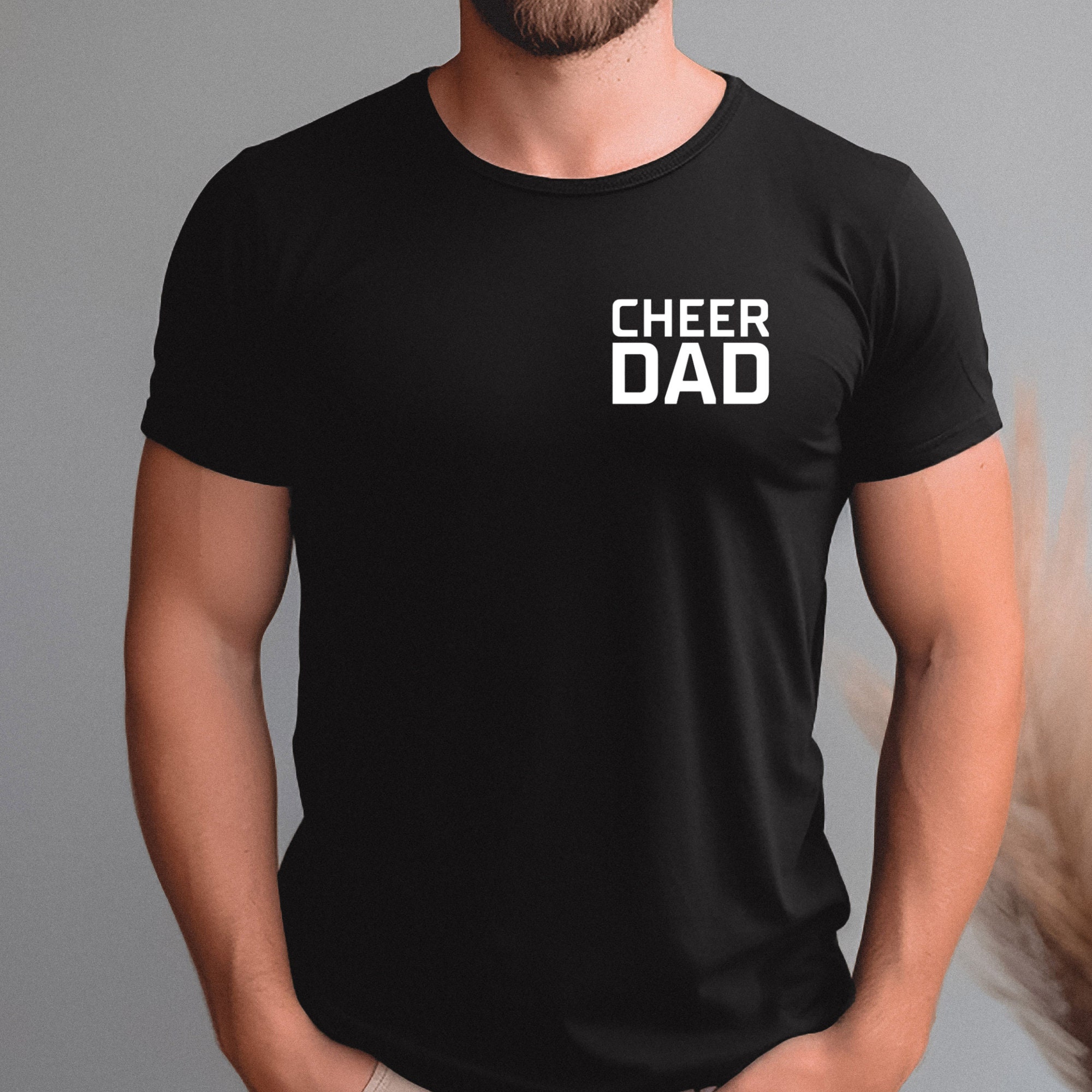 American Flag Cheer Dad Shirt / Cheerleading Dad Shirt / Cheer Shirts ...