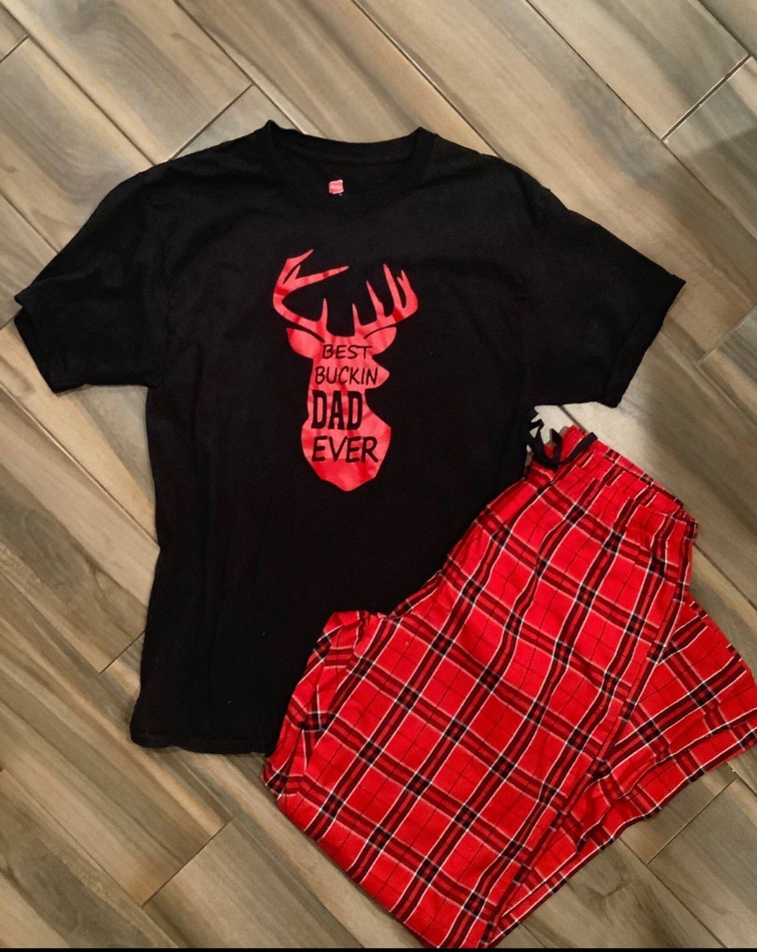 Best Buckin' Dad Pajama Set - Available in 4 Colors / Father's Day ...