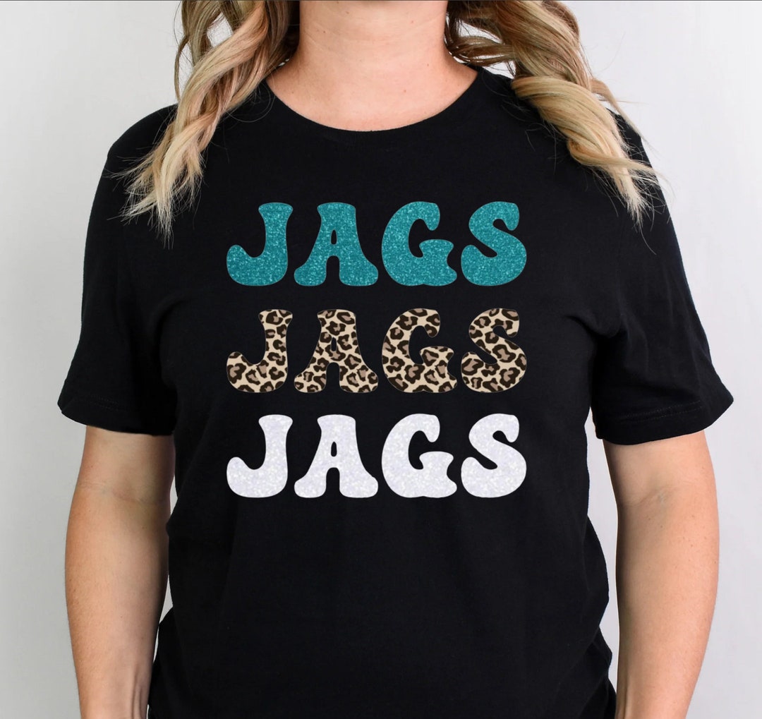 Jags Jags Jags Black Shirt / Jaguars Glitter Top / Jags Glitter Shirt ...