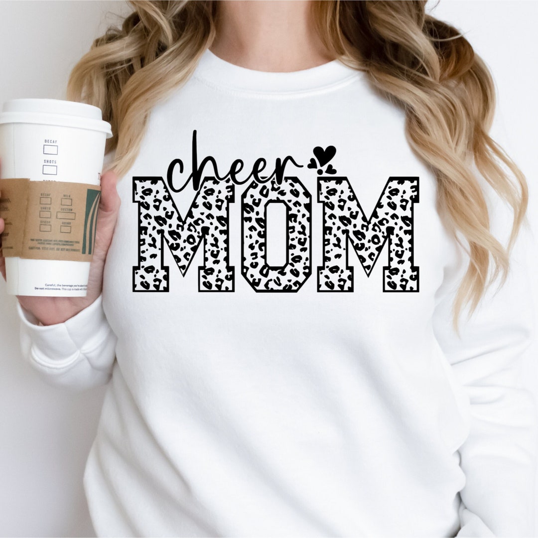 Cheer Mom Leopard Print Png / Svg Cutting File / Cheer Sublimation ...