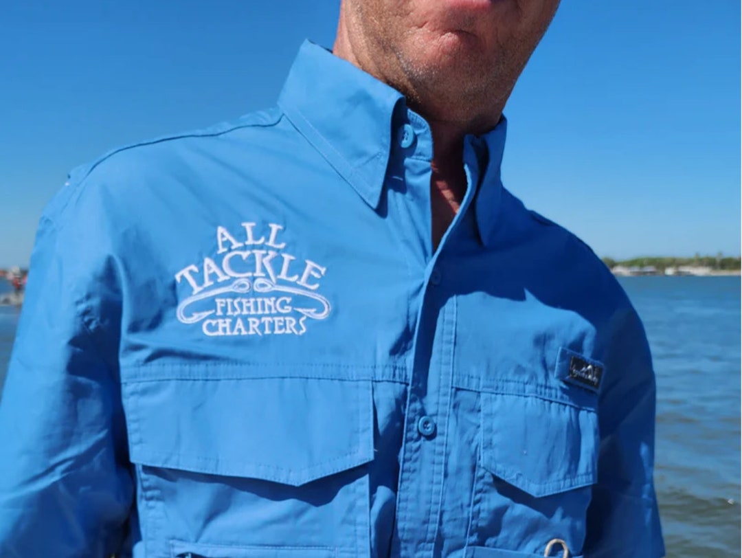 Custom Embroidered Eddie Bauer Fishing Shirts - Long Sleeve / Custom ...