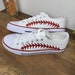 Glitter Baseball Low Top Sneakers / Custom Sneakers / Baseball Glitter ...