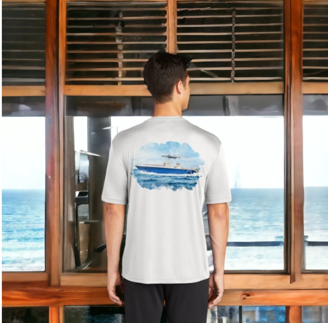 Dri-fit Custom Boat Shirts - Short Sleeve / Custom Boat Shirts / Boat ...