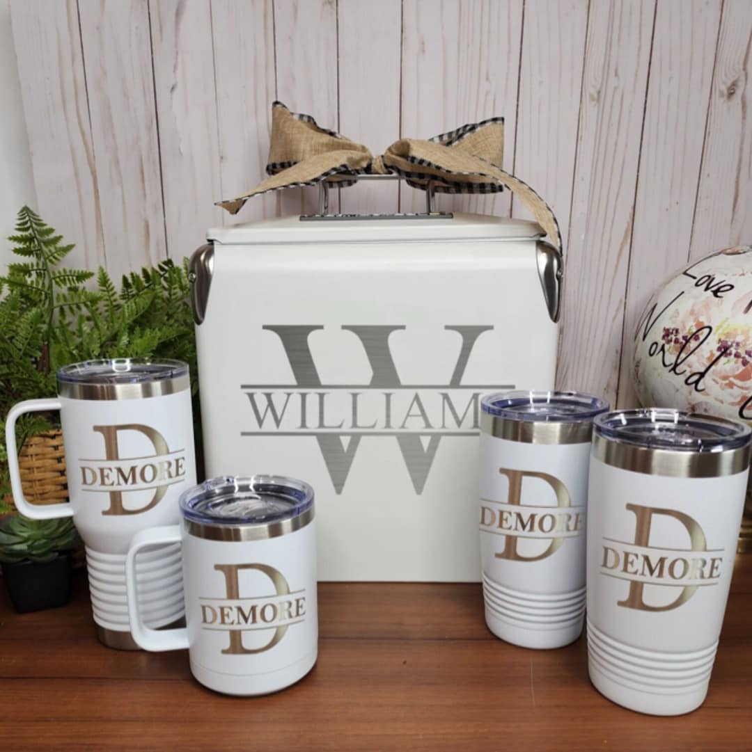 Custom Laser Engraved 12 QT. Retro Cooler / Custom Coolers / Real ...