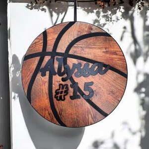 Custom Basketball 3D Wood Wall Sign / Basketball Gifts / Custom ...