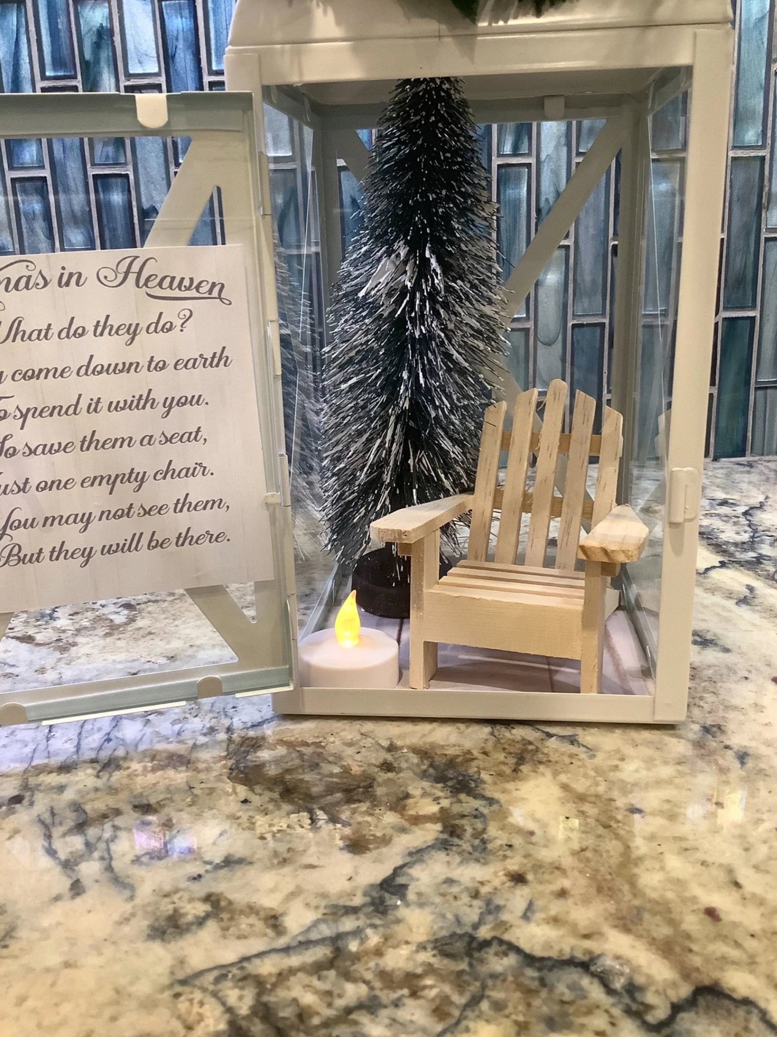 Christmas in Heaven Memorial Lantern / Beach Memorial Lantern ...