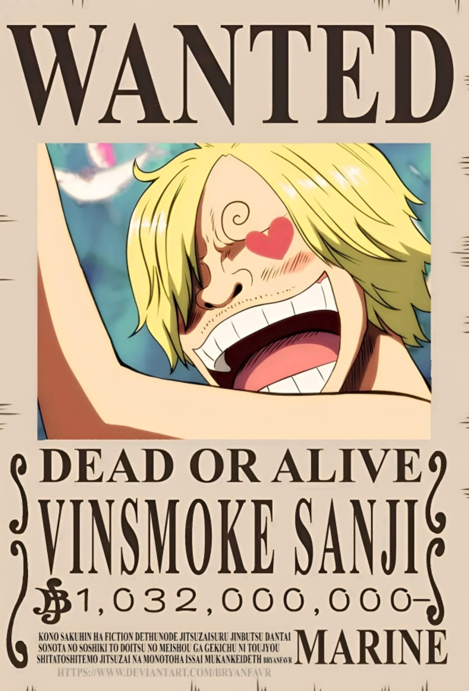 One Piece New Bounty Posters All Strawhat Crew Post Wano Wanted Bounty Poster Zoro Sanji Nami ...