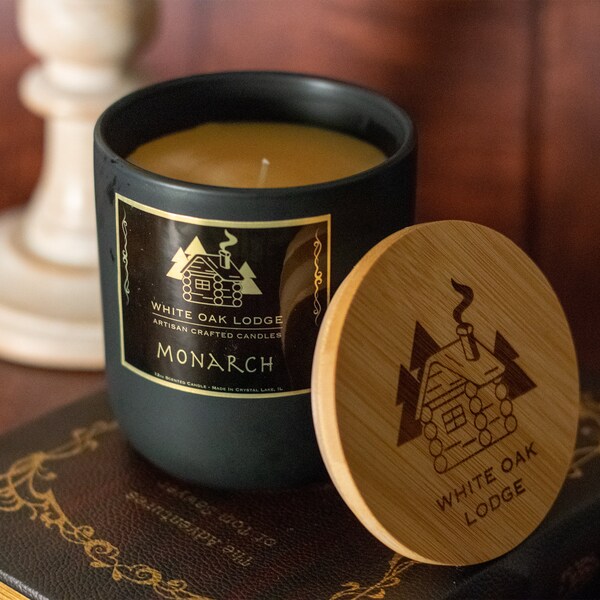Amber and Oak Candle - Etsy