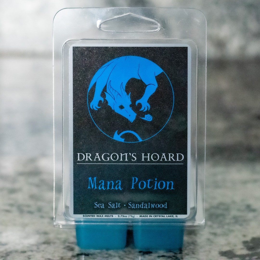 Mana Potion Wax Melts Sea Salt and Sandalwood Scented Dragon's Hoard - Etsy