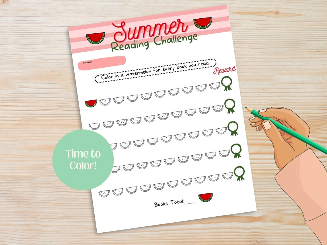 Summer Reading Progress Tracker for Kids - Etsy
