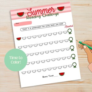 Summer Reading Progress Tracker for Kids - Etsy