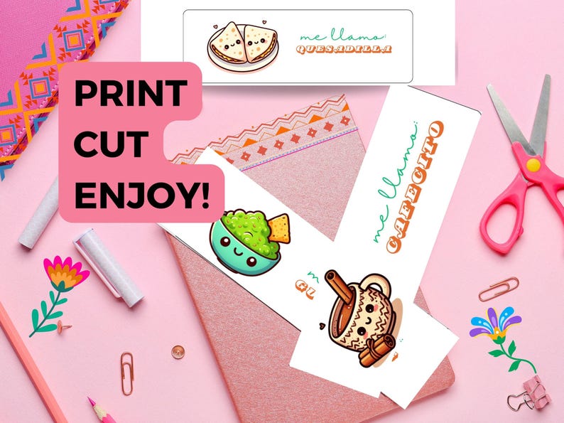 Hispanic Food Printable Bookmarks Hispanic Heritage Month Activity - Etsy