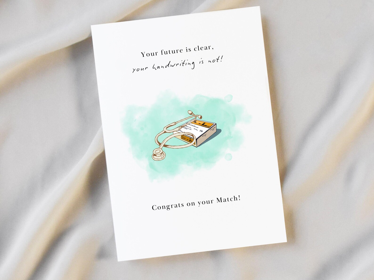 Residency Match Day Printable Greeting Card Medical Student ...