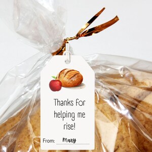 Teacher Appreciation Day Bread Gift Tags Printable Teacher Appreciation ...