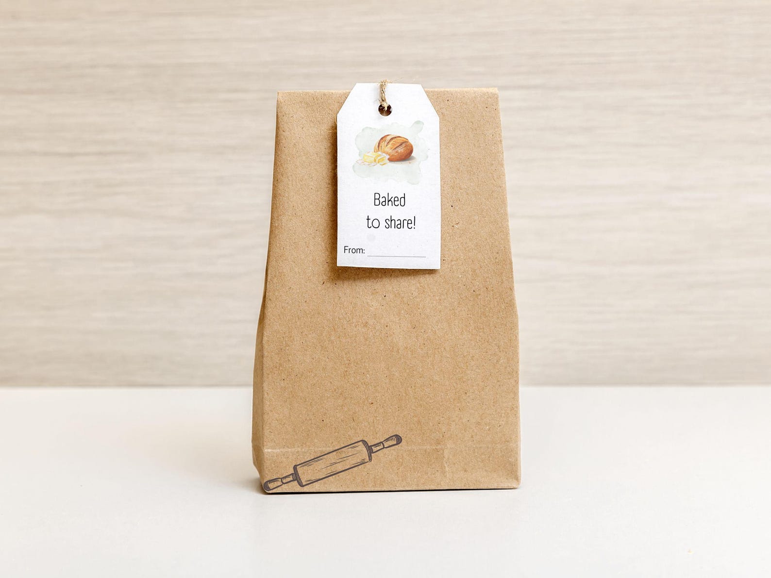 Sourdough Bread Gift Tags Printable Fresh Sourdough Bread Tags Bread ...