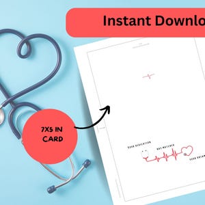 Residency Match Day Printable Greeting Card Medical Student ...