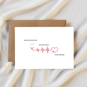 Residency Match Day Printable Greeting Card Medical Student ...