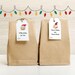 Christmas Bread Gift Tags Printable Sourdough Holiday Gift Tags With ...
