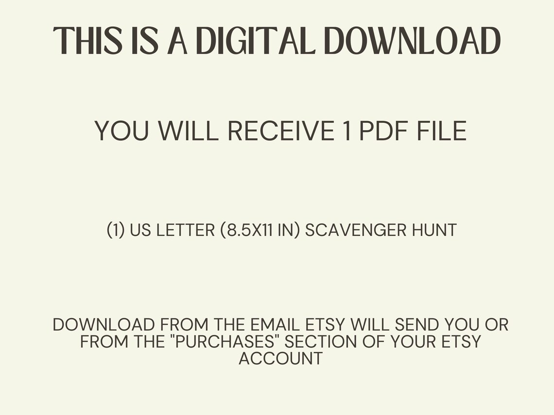 Earth Day Printable Scavenger Hunt Earth Day Scavenger Hunt Printable ...
